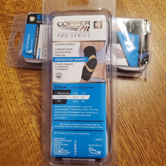 Copper Fit | Other | Copper Fit Pro Series Kinesiology Elbow Sleeve ...